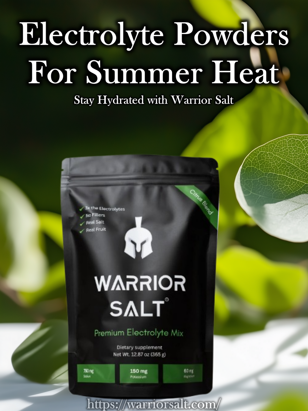 Electrolyte Powders for Summer Heat: Stay Hydrated with Warrior Salt